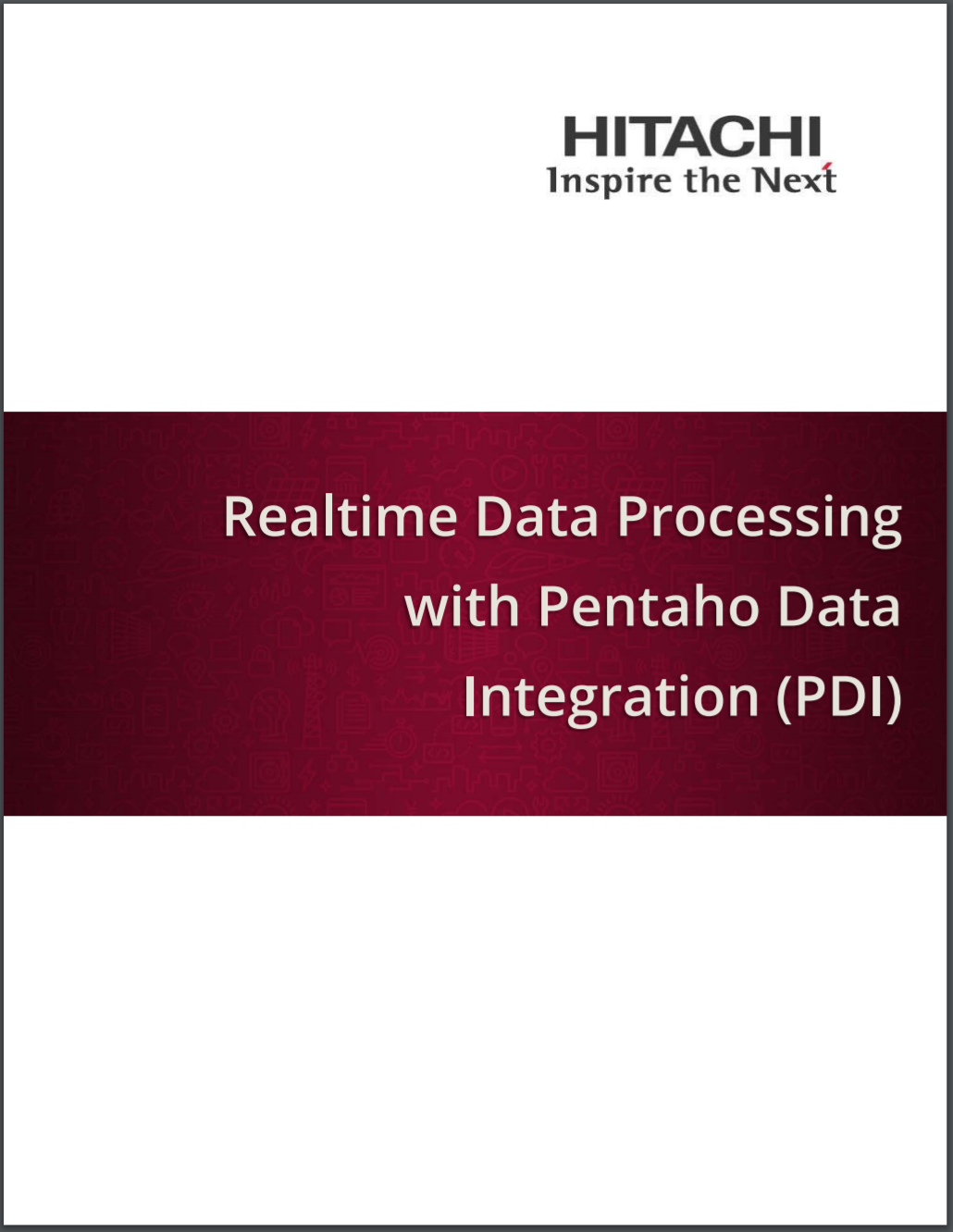 Pentaho Data Integration – Pentaho Customer Portal Pentaho Data Integration – Pentaho Customer Portal